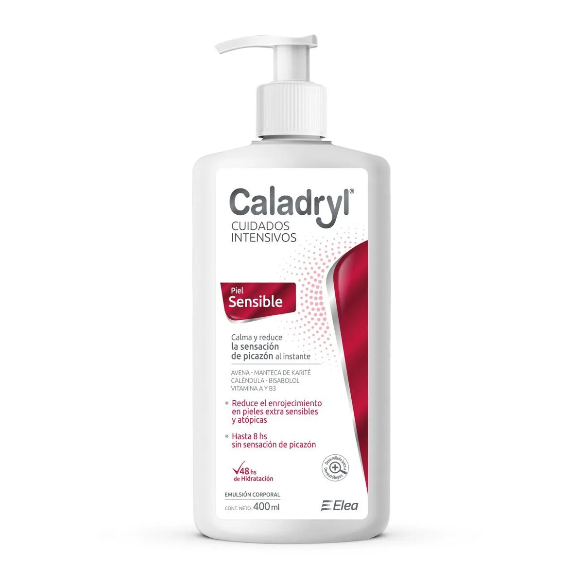 Caladryl cuidados intensivos piel sensible 400ml — Farmacias Daniotti