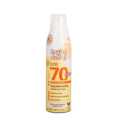 Rayito De Sol Spray Solar FPS\SPF 70 - 250 ml — Farmacias Daniotti